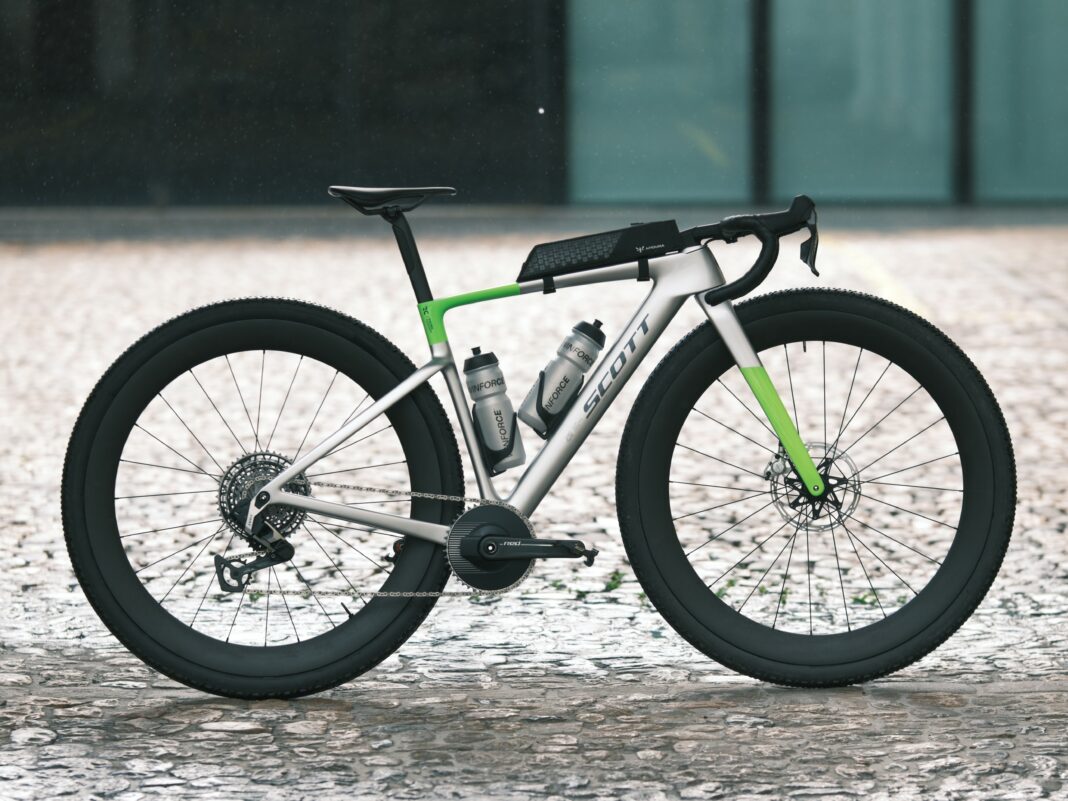 Scott en 32 pouces sur l'UNBOUND Gravel - Bike Café